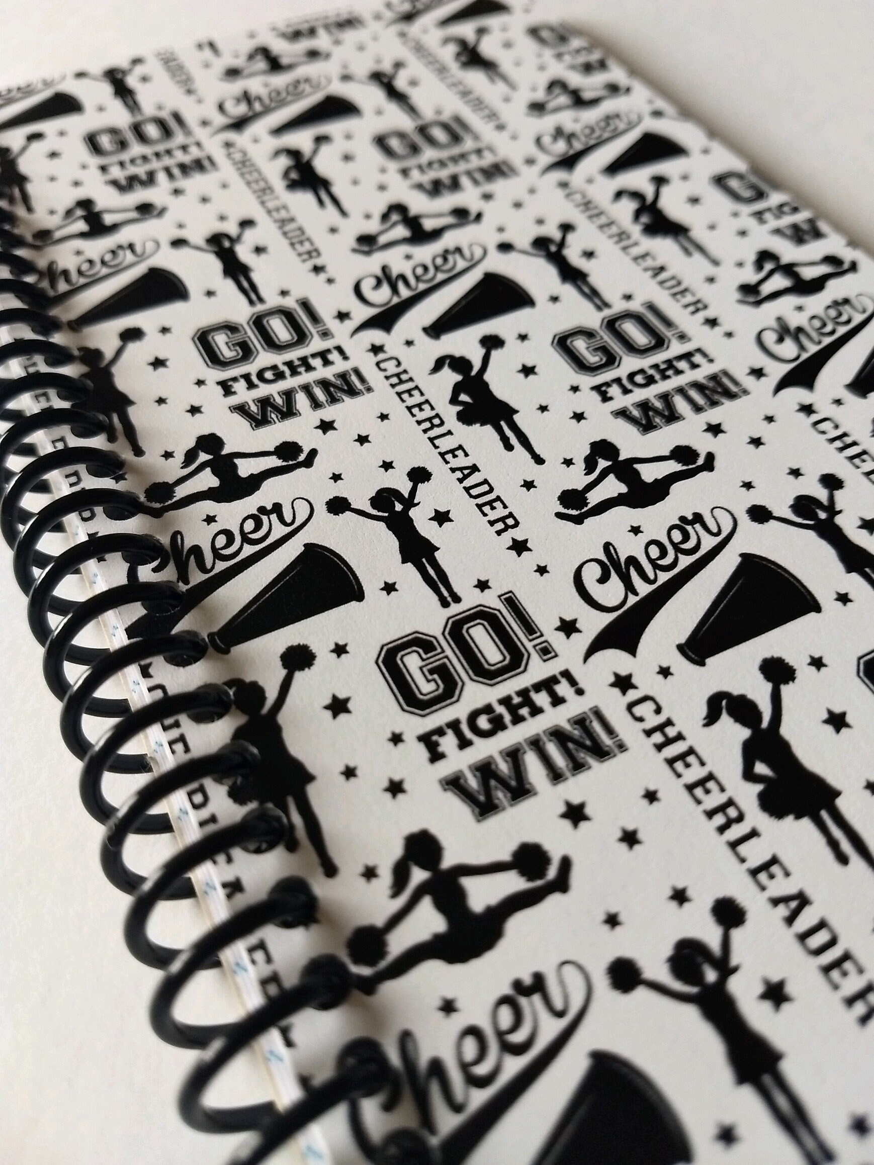 Cheerleader Spiral Notebook Hand Made From Specialty Paper | Etsy