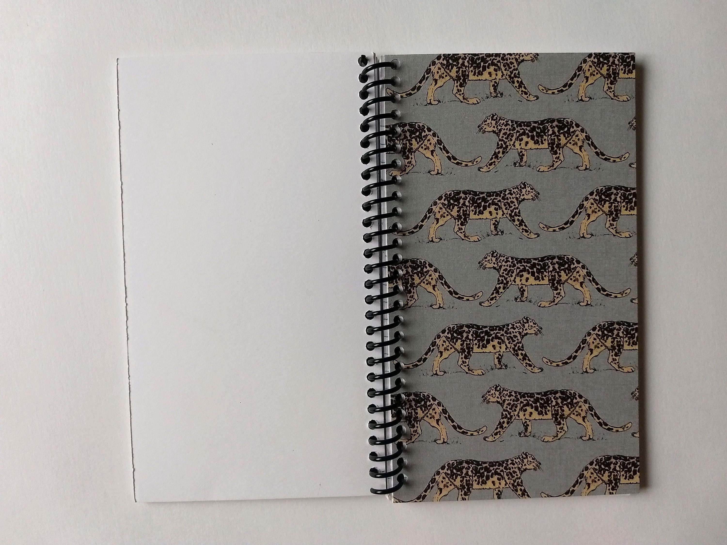Jaguar Spiral Notebook Hand Made From Specialty Paper | Etsy