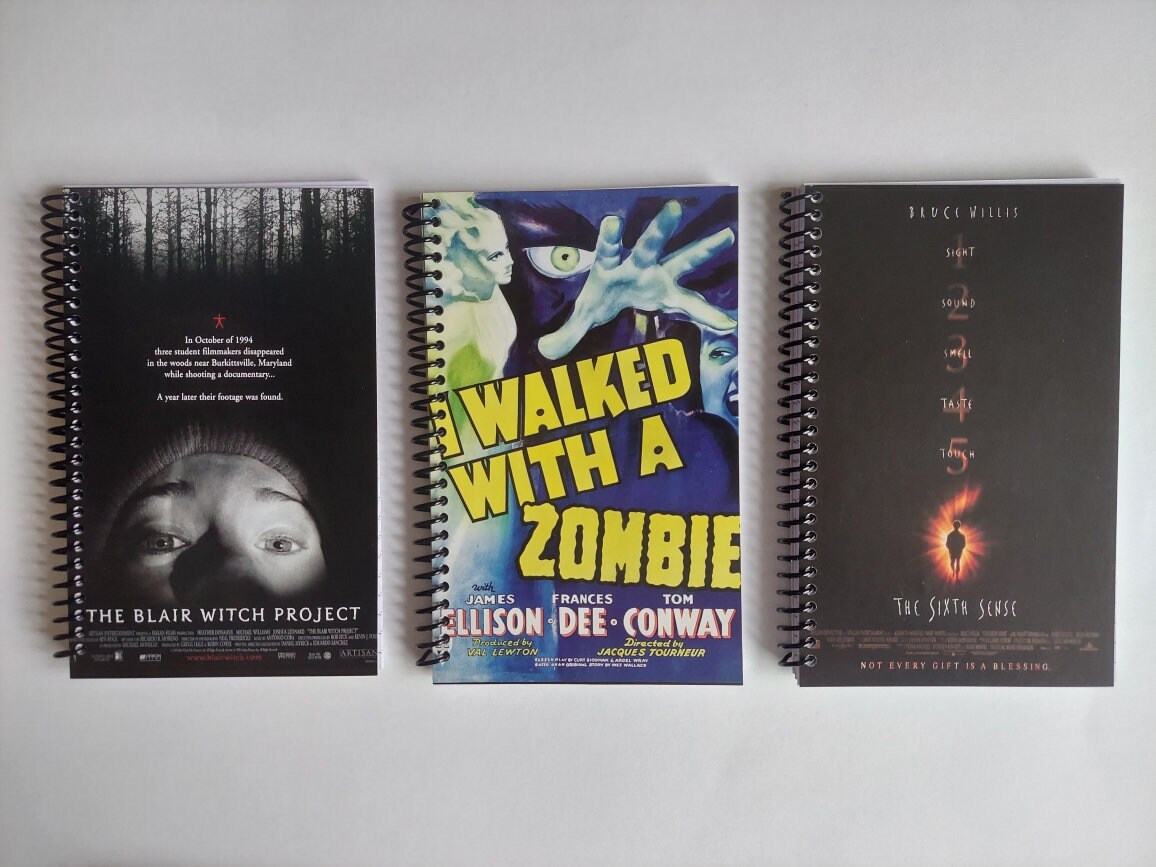 Horror Movie Poster Spiral Notebooks | Etsy