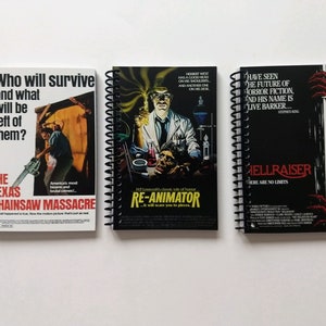 Mini Horror Movie Poster Spiral Notebooks - Etsy