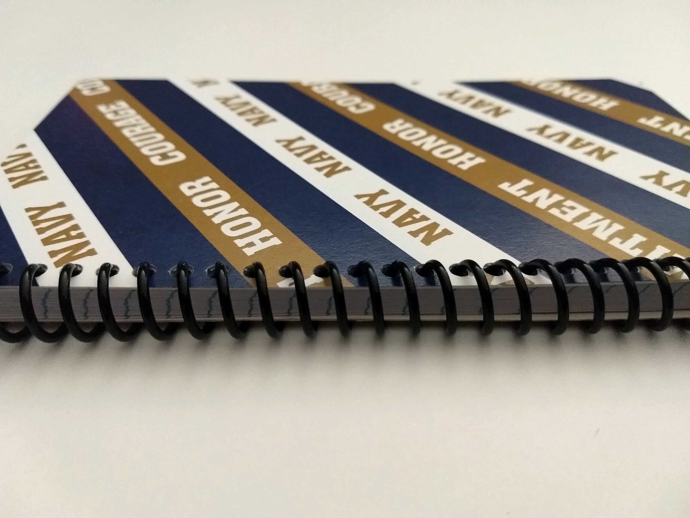 Navy Spiral Notebook Hand Made From Specialty Paper | Etsy