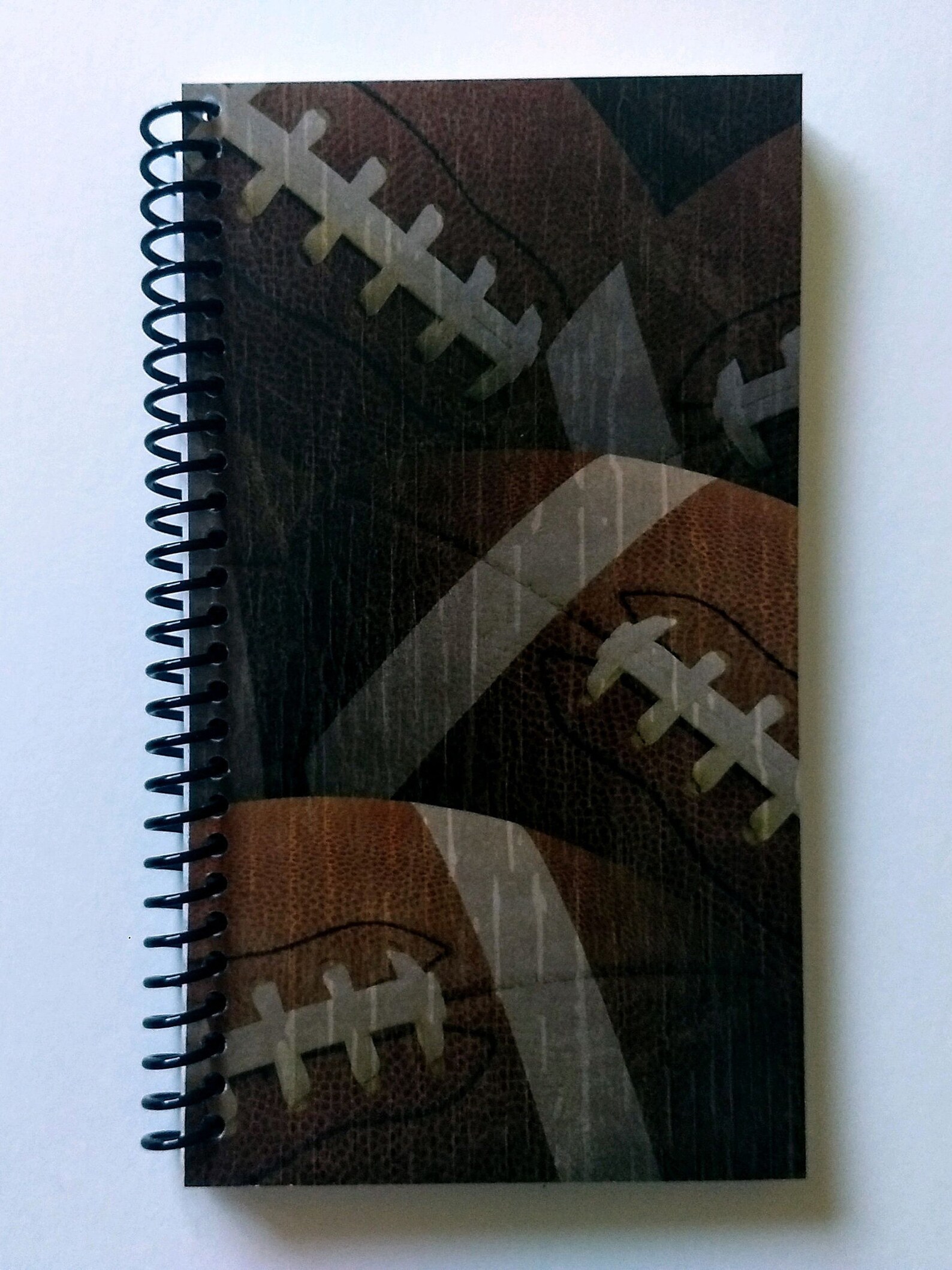 Football Spiral Notebook Hand Made From Specialty Paper - Etsy