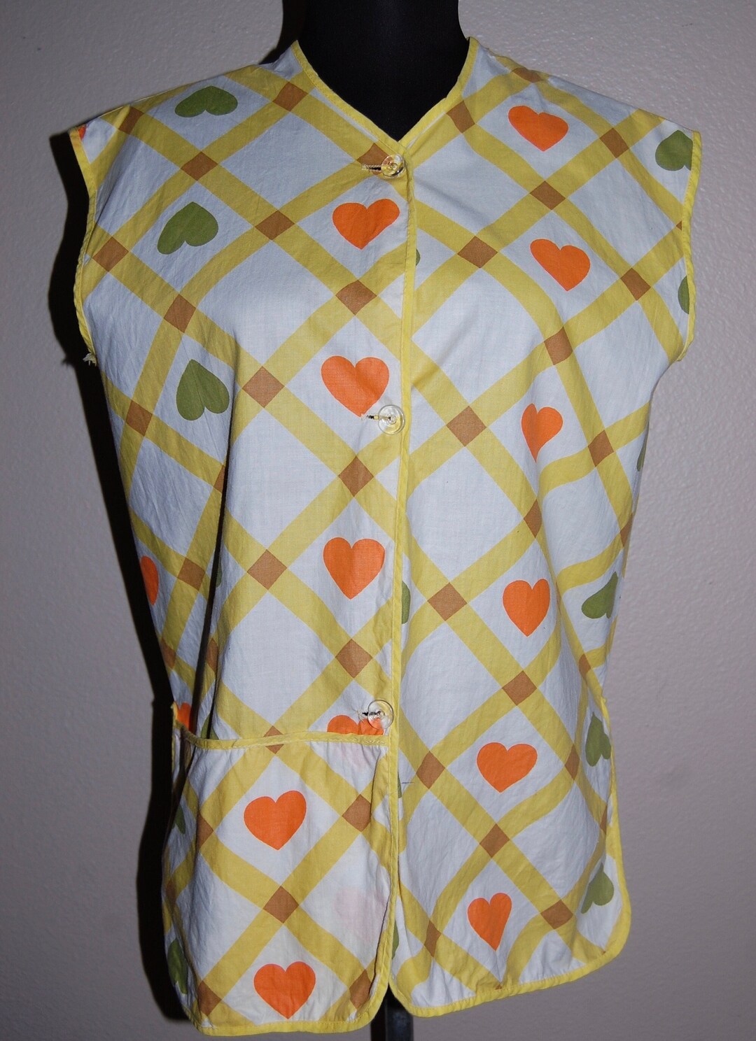 Vintage Smock-style Apron - Etsy