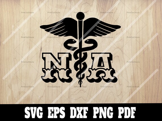 Nurse NA Svg Caduceus Logo NA Nurse Svg Medical Symbol - Etsy