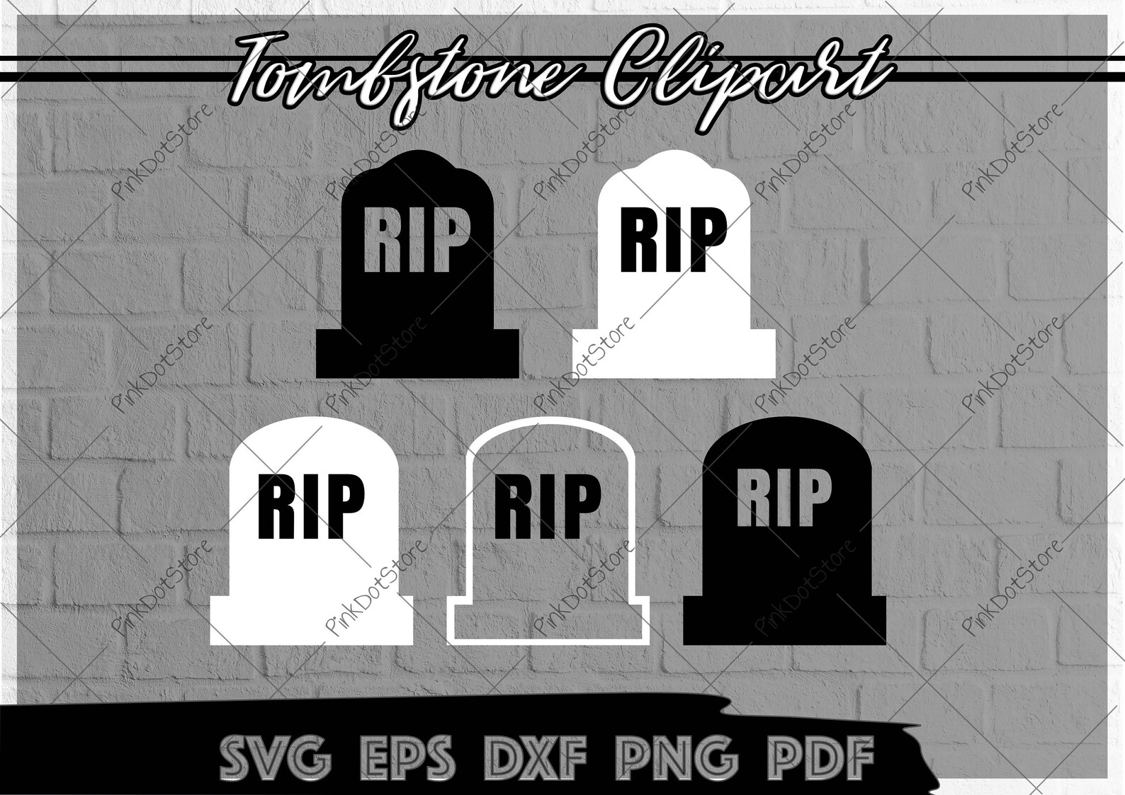 RIP svg Tombstone svg Headstone Svg Gravestone SVG Grave | Etsy
