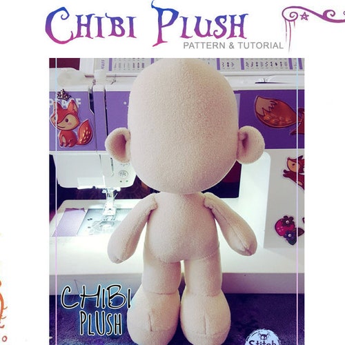 PDF Sewing Pattern Chibi Anthro Plush | Etsy