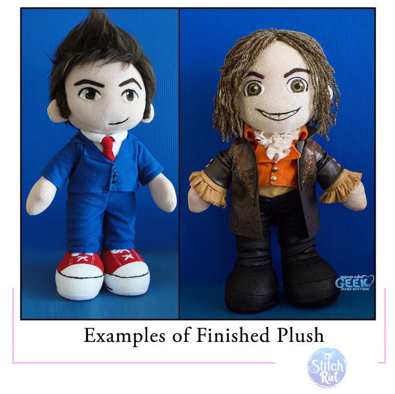 Standing Chibi Human Plush Sewing Pattern & Tutorial - Etsy Australia