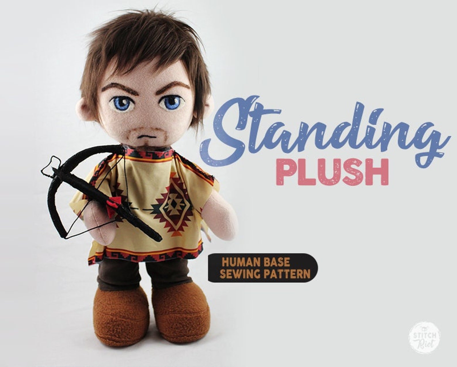 Standing Chibi Human Plush Sewing Pattern & Tutorial - Etsy