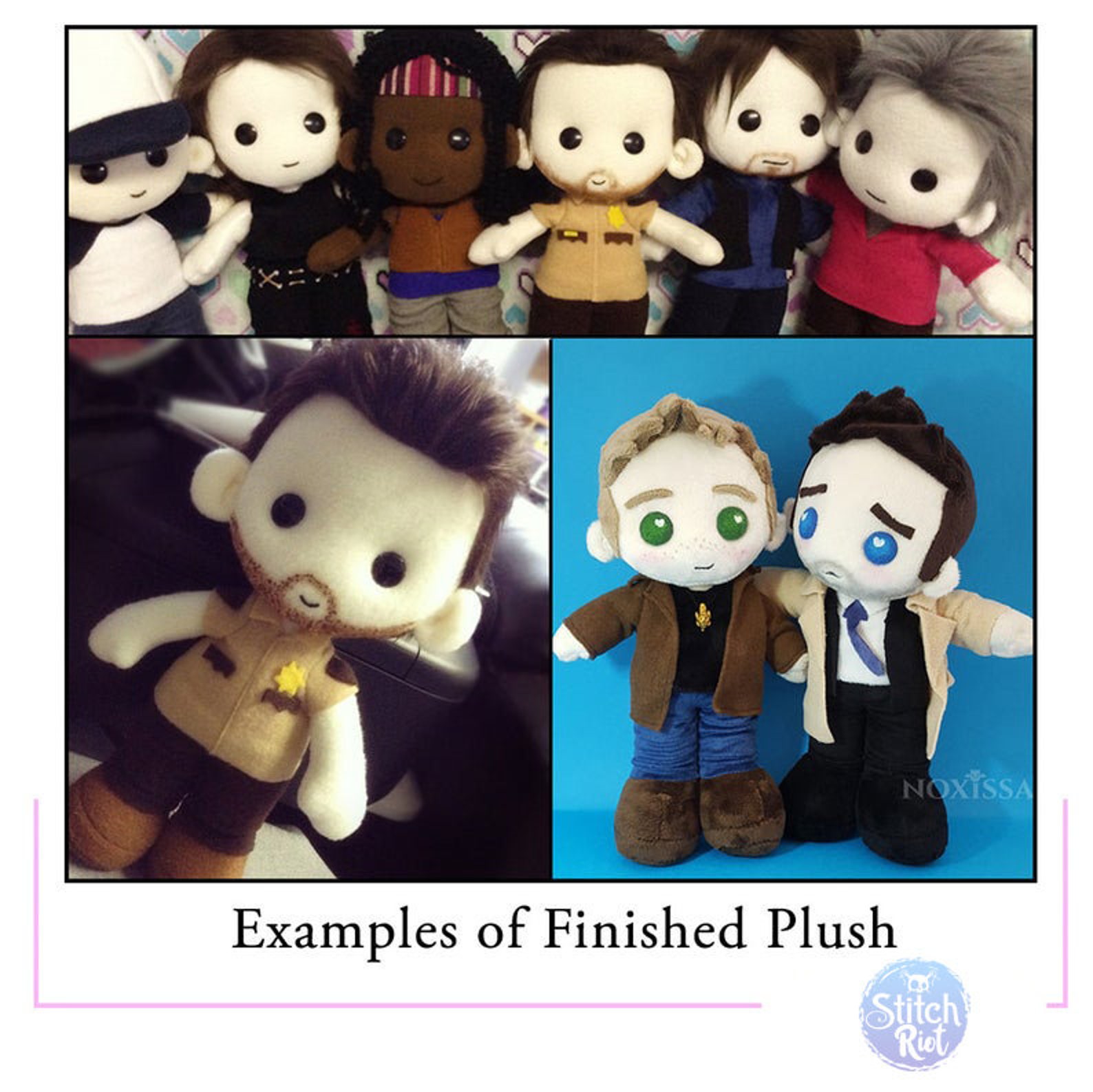 Standing Chibi Human Plush Sewing Pattern & Tutorial - Etsy