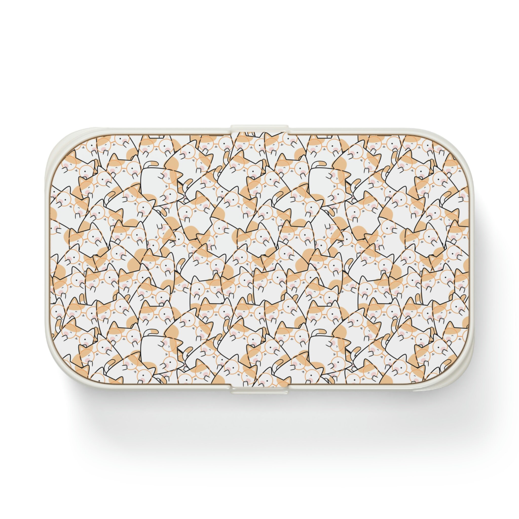 Kawaii Cat Bento Style Lunch Box Gift Bento-Style Lunch Box Cute Cat ...
