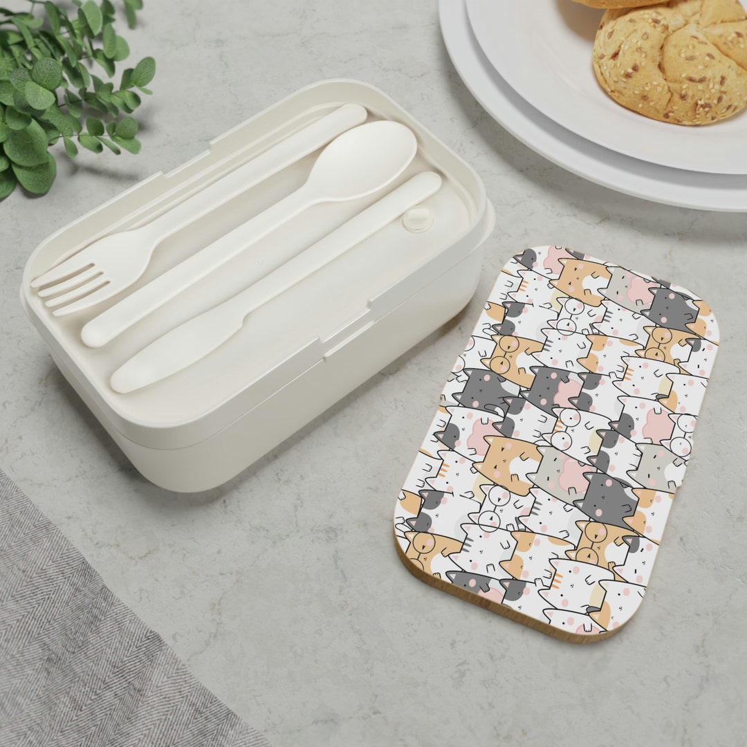 Cute Kawaii Cat Bento Style Lunch Box Gift Bento Bento Lunch Box Cute ...
