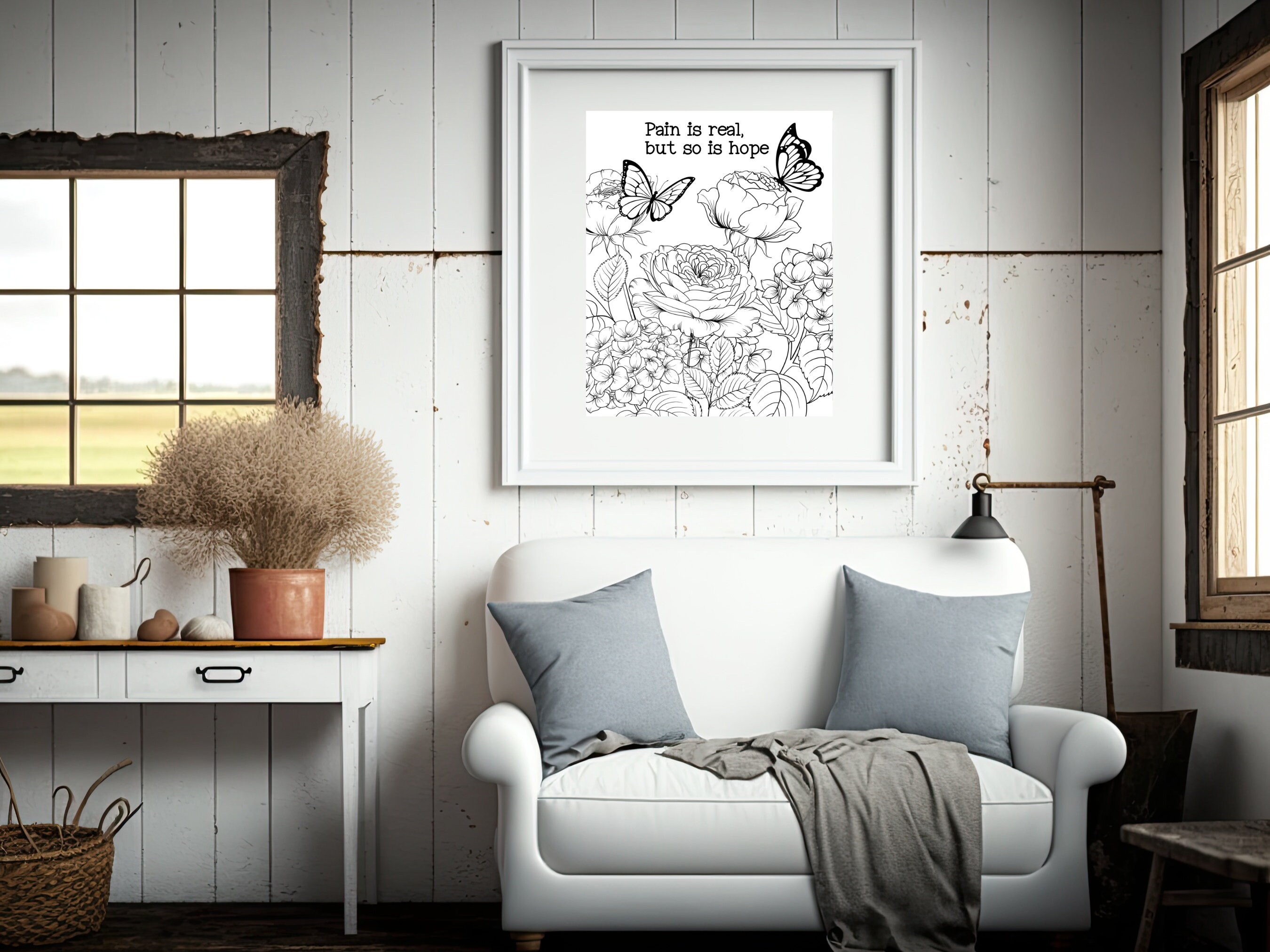 DIGITAL PRINTABLE Pain is Real Coloring Page Printable Spoonie - Etsy