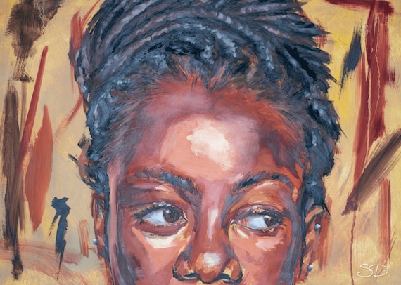 Side-eye Art Print | Etsy