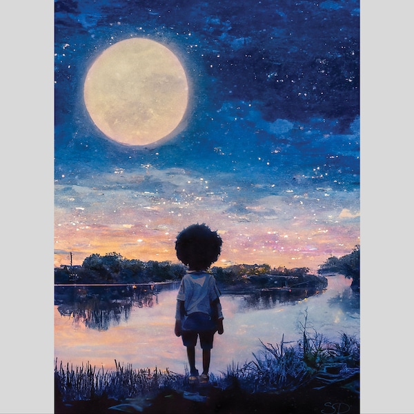 Moonlight Art - Etsy