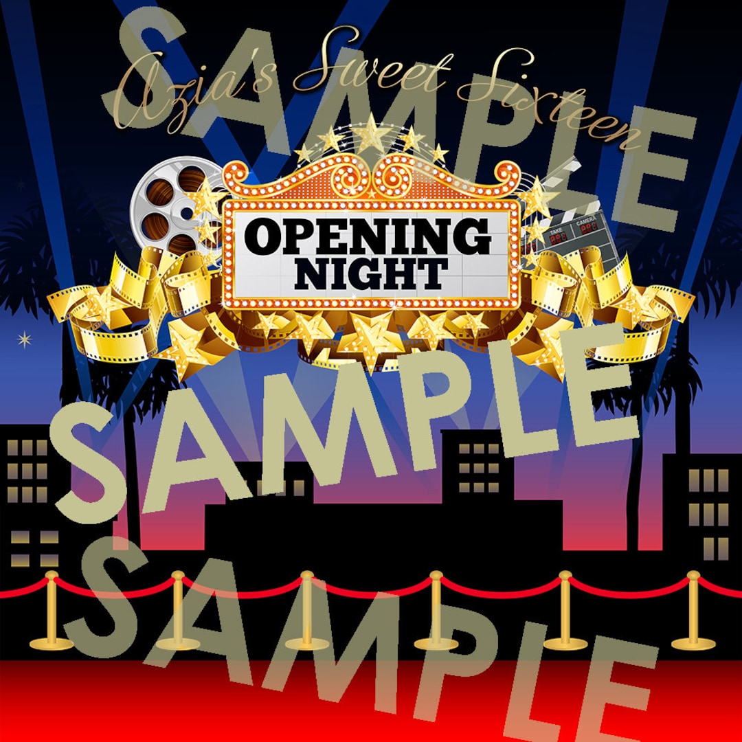 8X8 Hollywood, Movie, Opening Night, Movie Reel, Red Carpet, Theatre ...