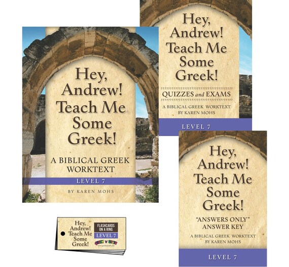 Greek 7 Short Set Homeschool Curriculum Christian koine | Etsy