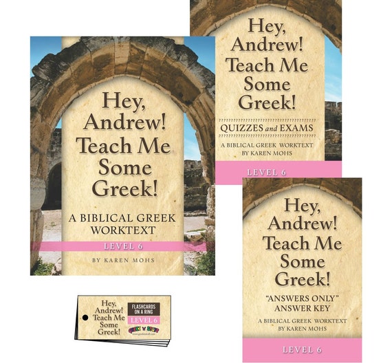 Greek 6 Short Set Homeschool Curriculum Christian Koine | Etsy