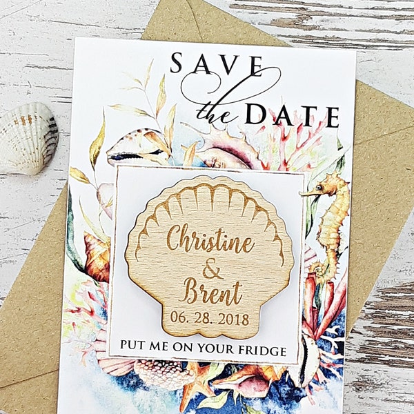 Beach Save the Date - Etsy