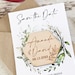 Hexagon Save-the-date Magnet, Modern Save the Date Cards, Wedding Trend ...