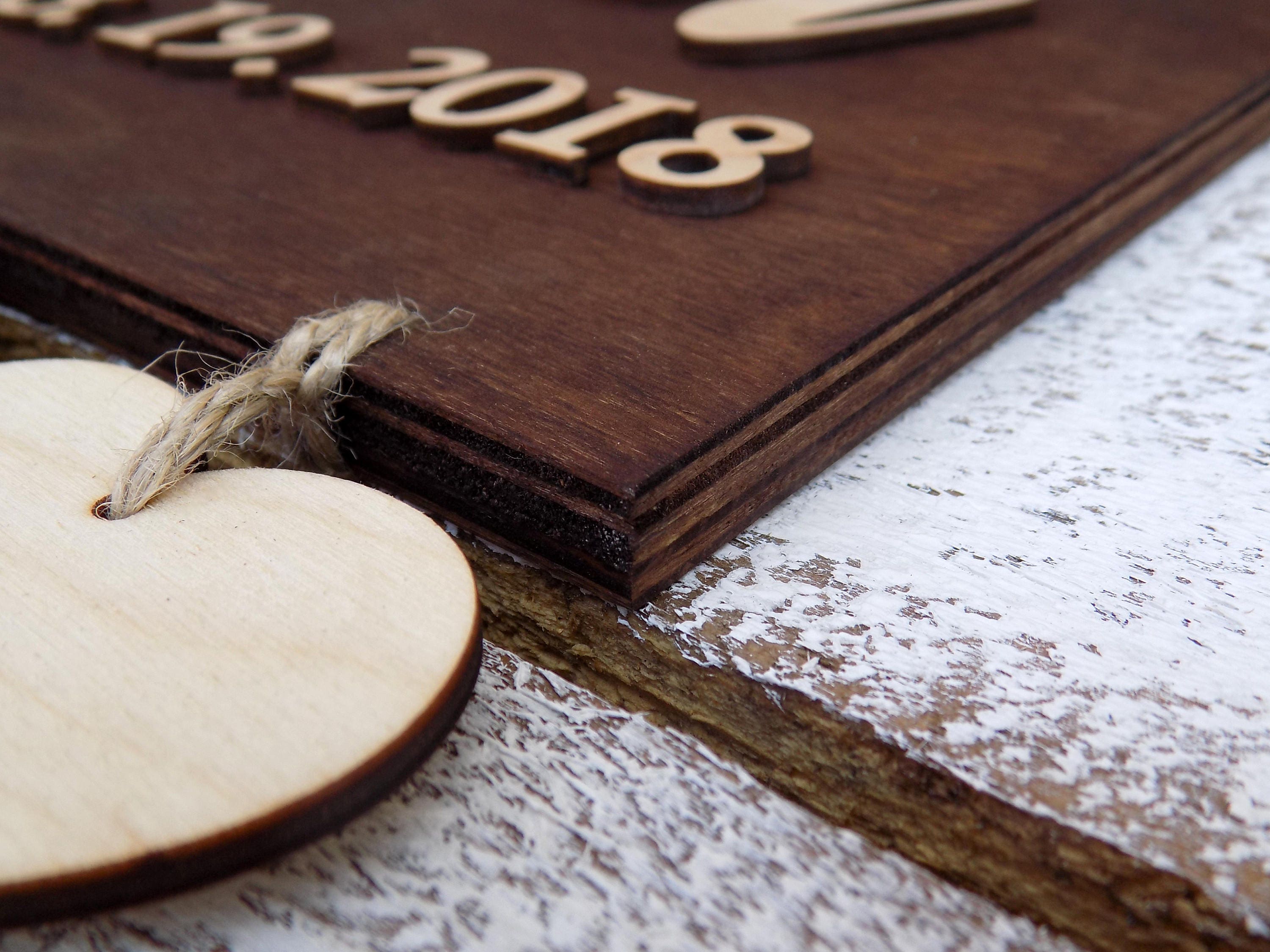 Wedding Guest Book Rustic Guest Book Custom Guest Book Rustic | Etsy