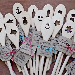 Anchor Wooden Spoon Rustic Wedding Favors Wooden Spoons Bridal Shower ...
