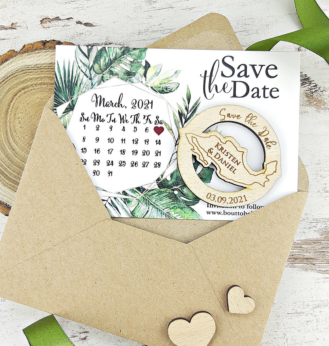 Mexico Save-the-date Magnet Destination Wedding - Etsy