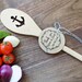 Anchor Wooden Spoon Rustic Wedding Favors Wooden Spoons Bridal Shower ...