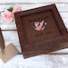 Rustic Shadow Box Rustic Guest Book Rustic Drop Box Anniversary Gift ...