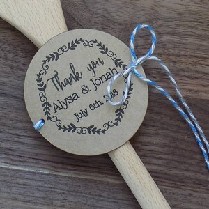 Anchor Wooden Spoon Rustic Wedding Favors Wooden Spoons Bridal Shower ...