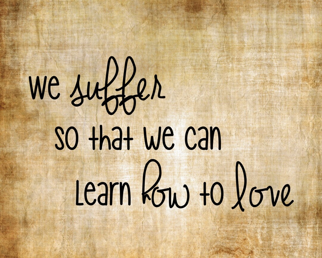 We Suffer Printable - Etsy