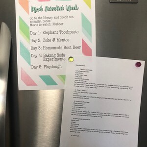 Summer Camp Week Mad Scientist Guide - Etsy