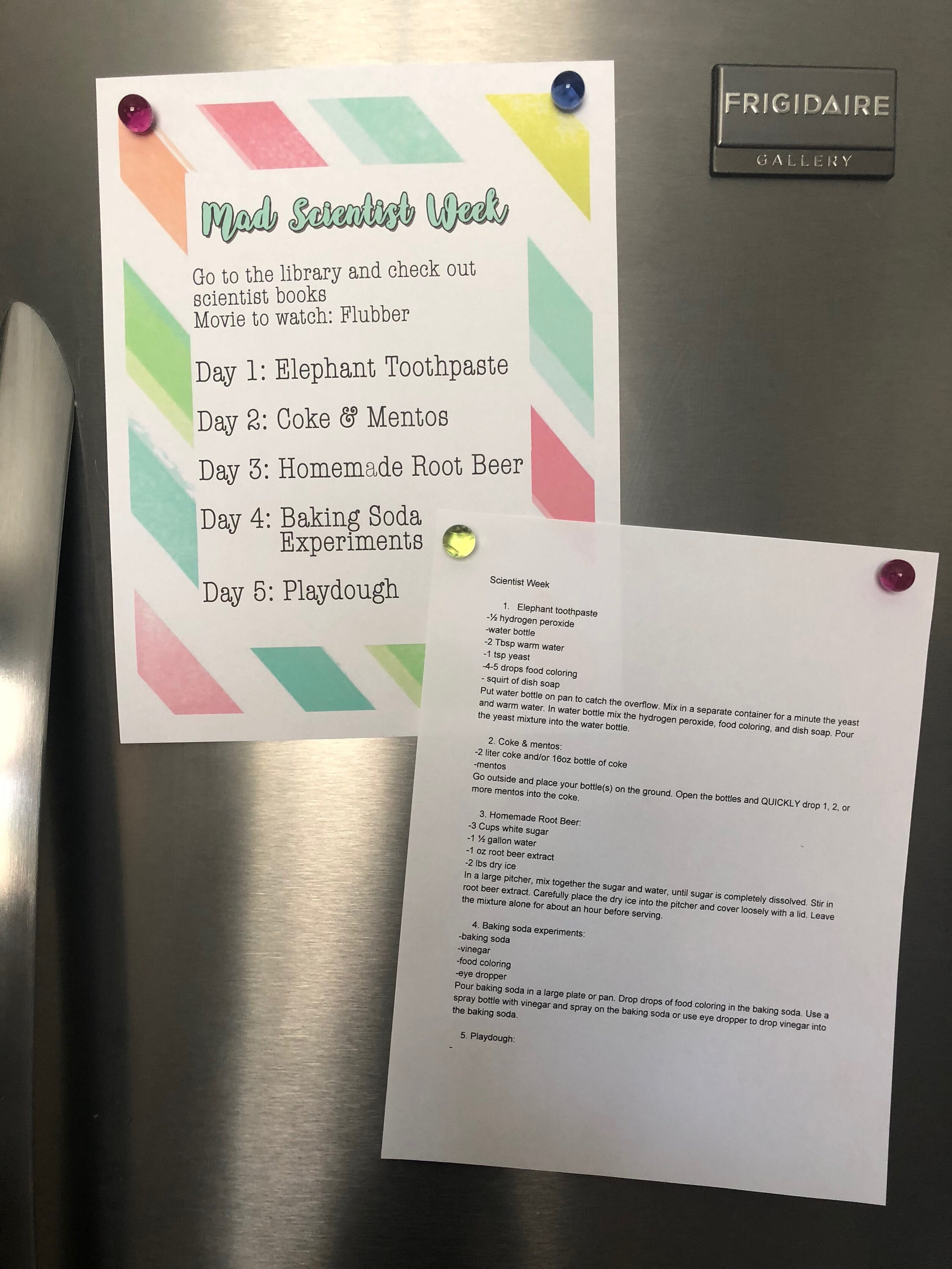 Summer Camp Week Mad Scientist Guide - Etsy