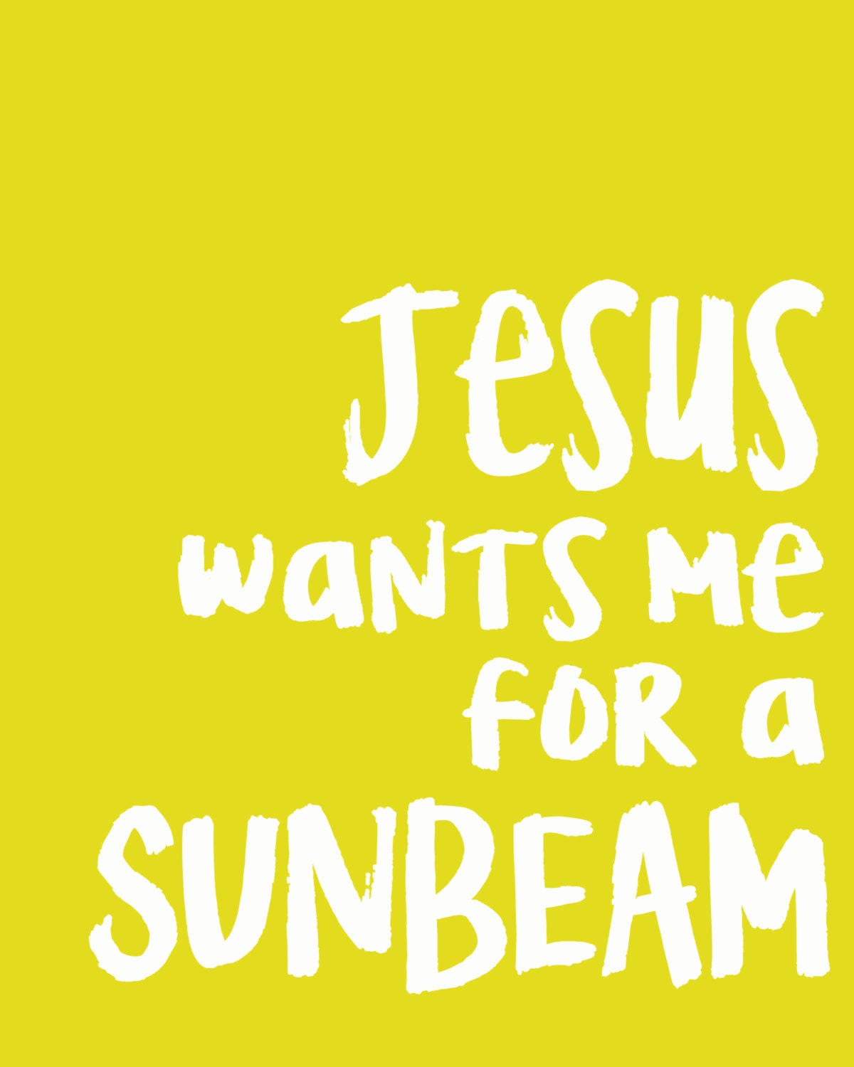 LDS Primary Song 'sunbeam' Printable - Etsy