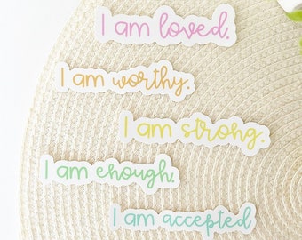Self Love Affirmations Sticker Self Love Sticker Self Love - Etsy