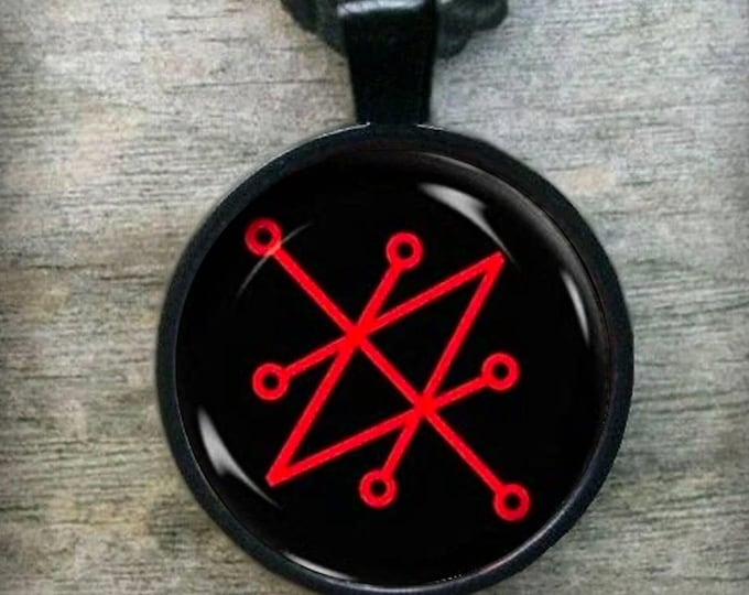 Sigil of Azazel Necklace - Occult Left Hand Path Satanic Goth Satan ...