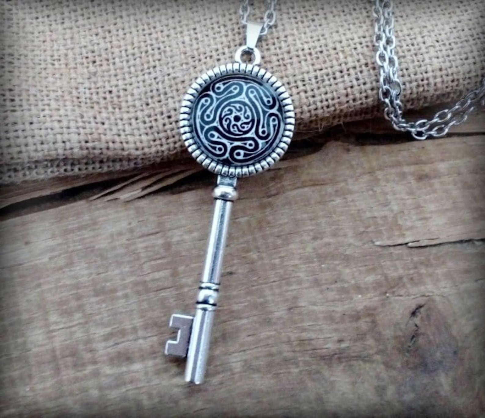 Goddess Hekate Key Symbol Pendant Necklace Box Hecate - Etsy