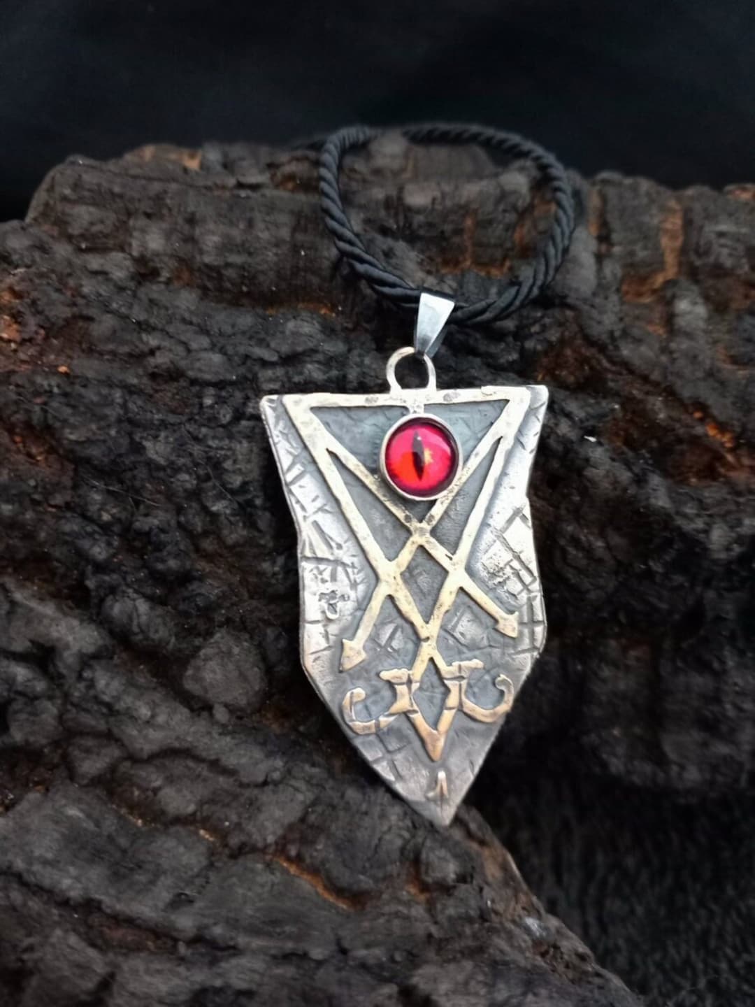 Double Sided Lucifer Sigil and Leviathan Cross Symbol + Baphomet Box ...