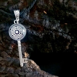 Hekate Key Wheel Pendant Necklace + Box - Hecate Goddess Witchcraft ...