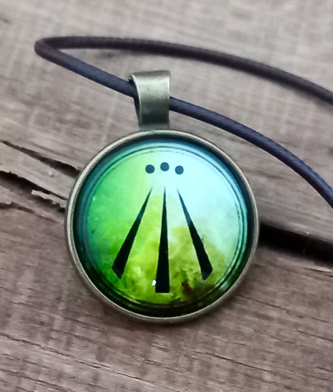 Druid Awen OBOD Pendant With Box - Necklace Order of Bards, Ovates ...