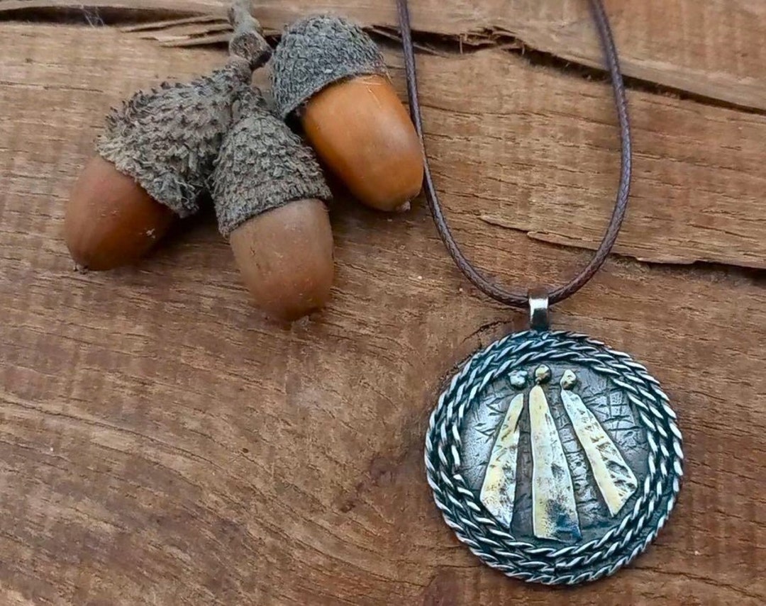 Awen Druid Symbol Pendant With Box - OBOD Order of Bards, Ovates ...