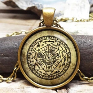 Seven 7 Arch Angels Sigil Pendant Box Amulet Archangel Michael Gabriel ...