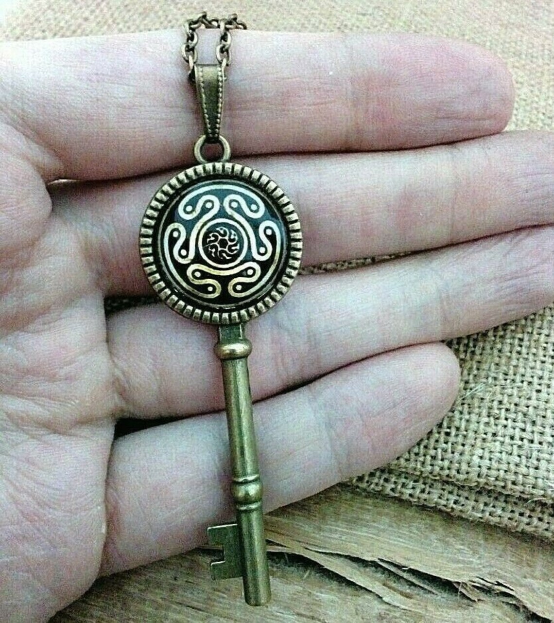 Goddess Hekate Key Symbol Pendant Necklace Box Hecate - Etsy