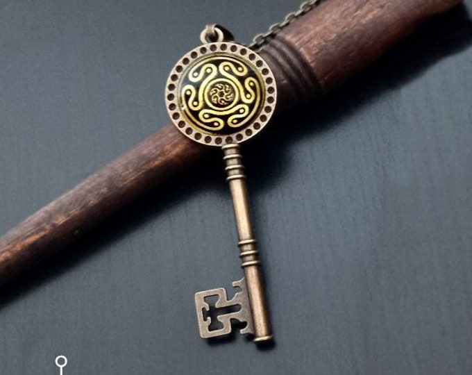 Hekate Key Goddess Symbol Pendant Necklace + Box - Hecate Witchcraft ...