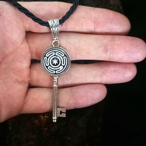 Hekate Key Wheel Pendant Necklace + Box - Hecate Goddess Witchcraft ...
