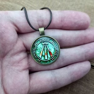 Druid Awen OBOD Pendant With Box - Necklace Order of Bards, Ovates ...