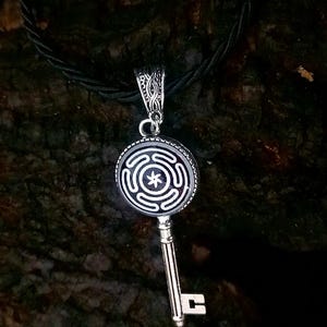 Hekate Key Wheel Pendant Necklace + Box - Hecate Goddess Witchcraft ...