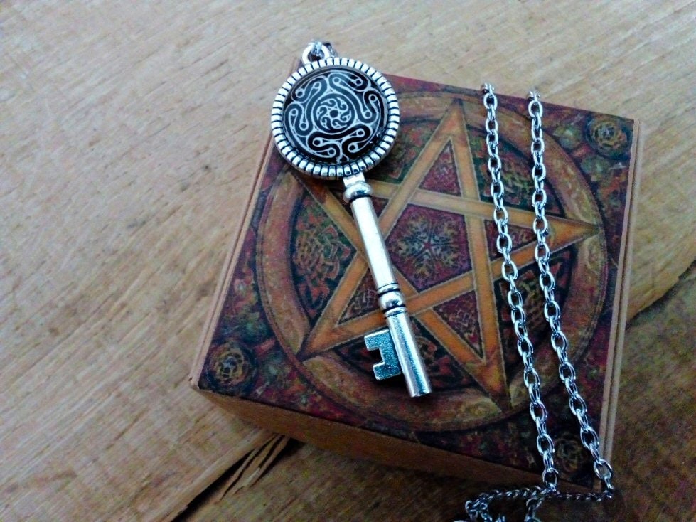 Goddess Hekate Key Symbol Pendant Necklace Box Hecate | Etsy