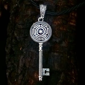 Hekate Key Wheel Pendant Necklace + Box - Hecate Goddess Witchcraft ...