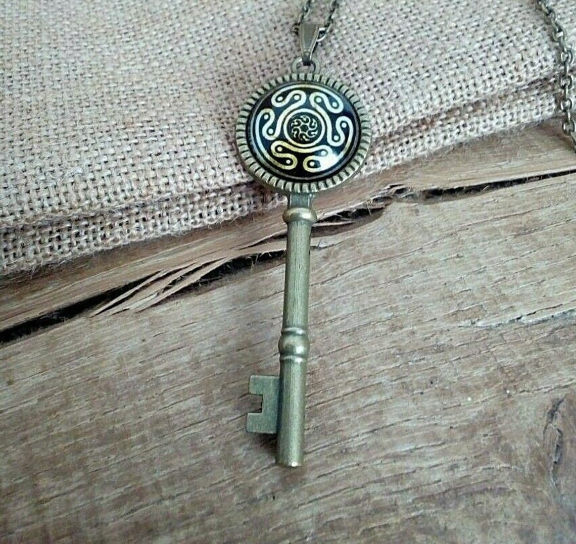 Goddess Hekate Key Symbol Pendant Necklace Box Hecate - Etsy