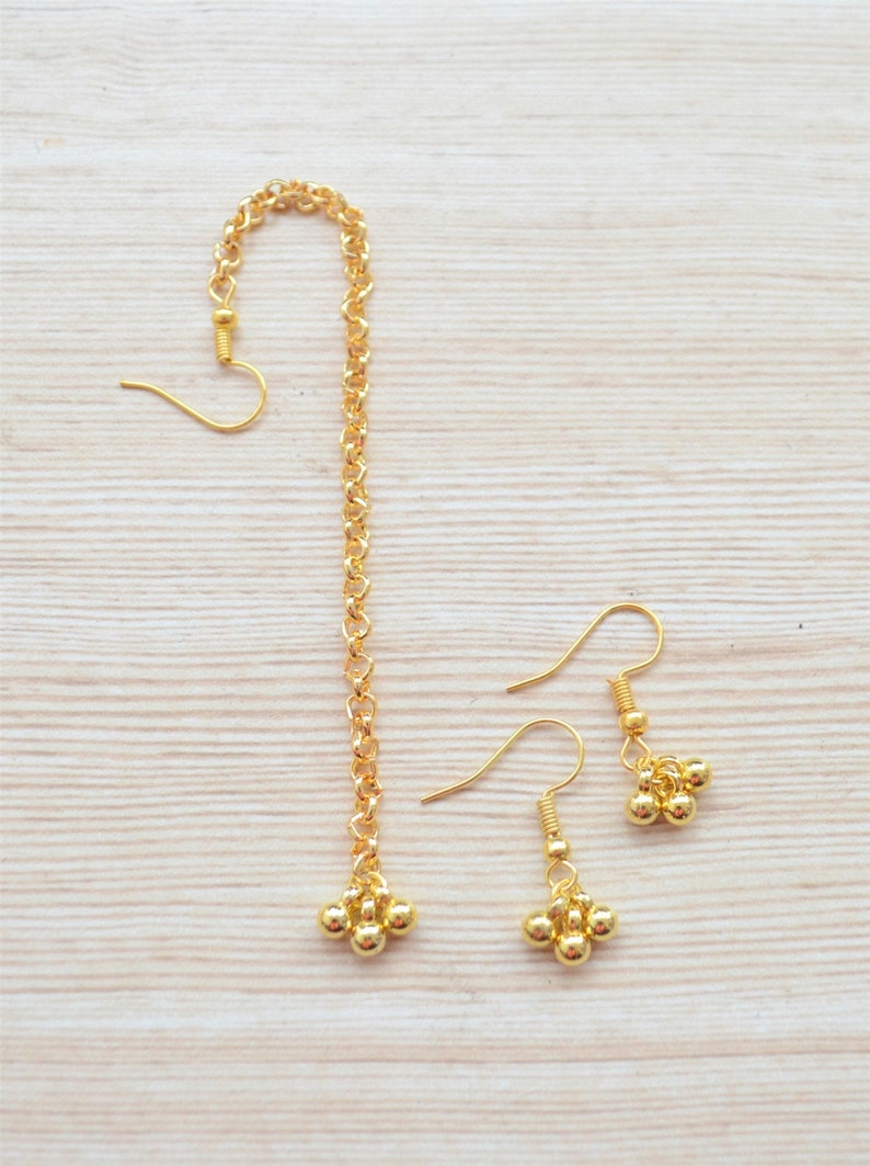 Small Maang Tikka Jhumki Earring Set for Kids Girls Baby, Indian ...